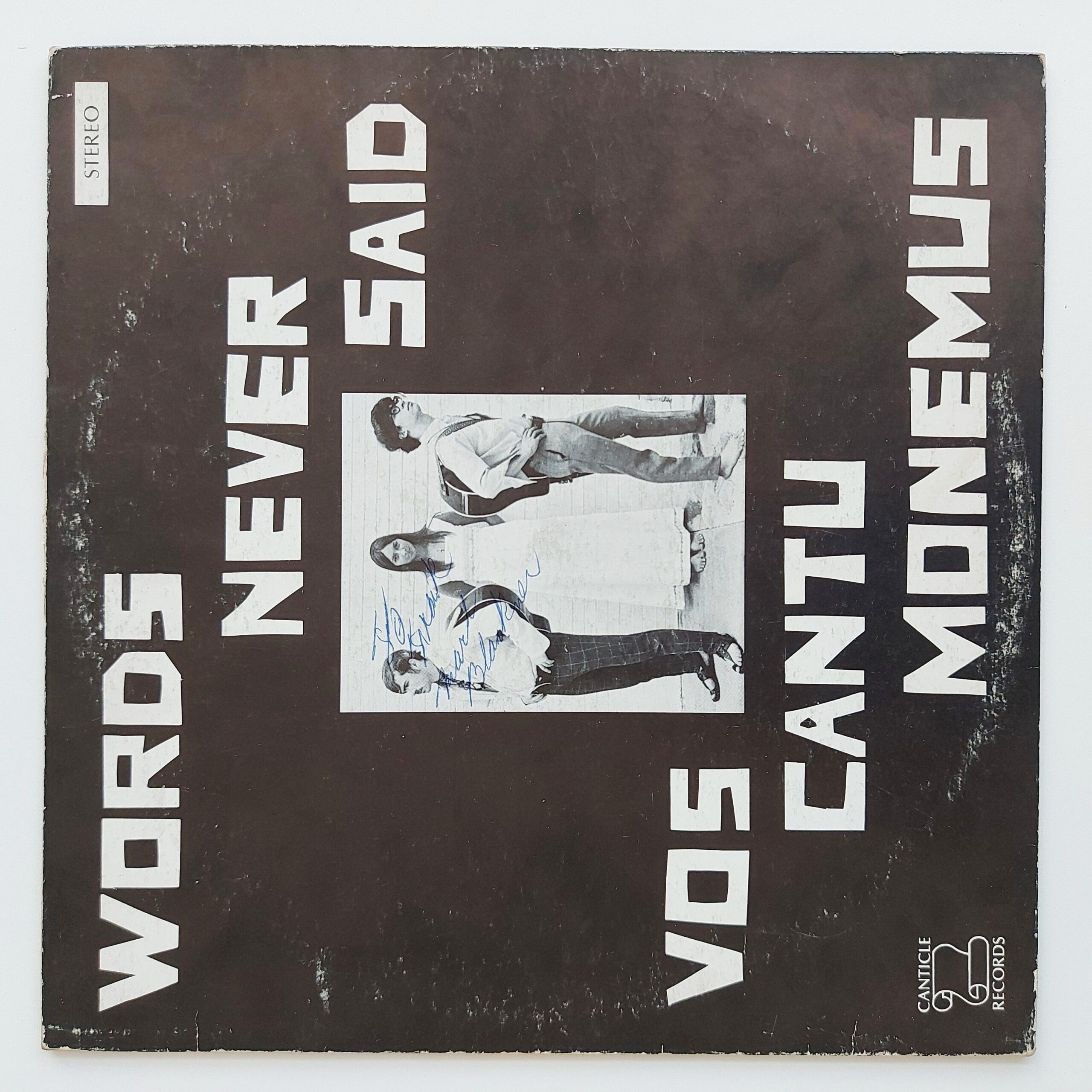 Vos Cantu Monemus - Words Never Said - Hippedelic Records